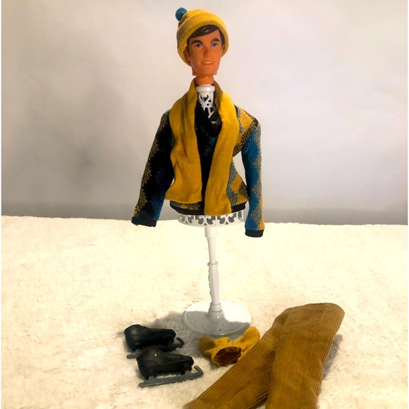 Toys | Vintage Barbie Ken Fashion 791 Fun On Ice Skating Complete ...